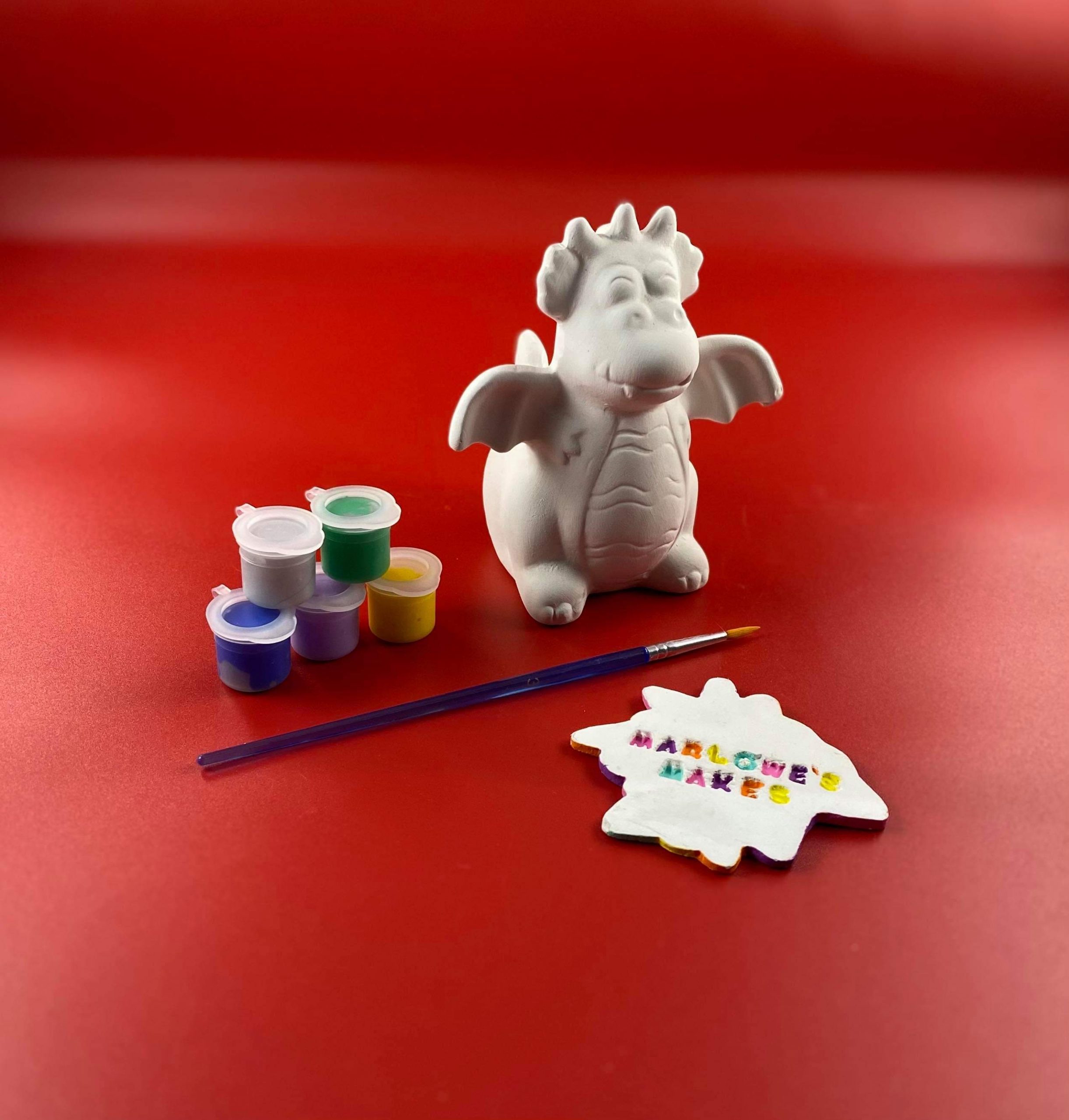 Dragon Pottery Kit – Paint Your Own Ceramic – Marlowe's Mini Makers